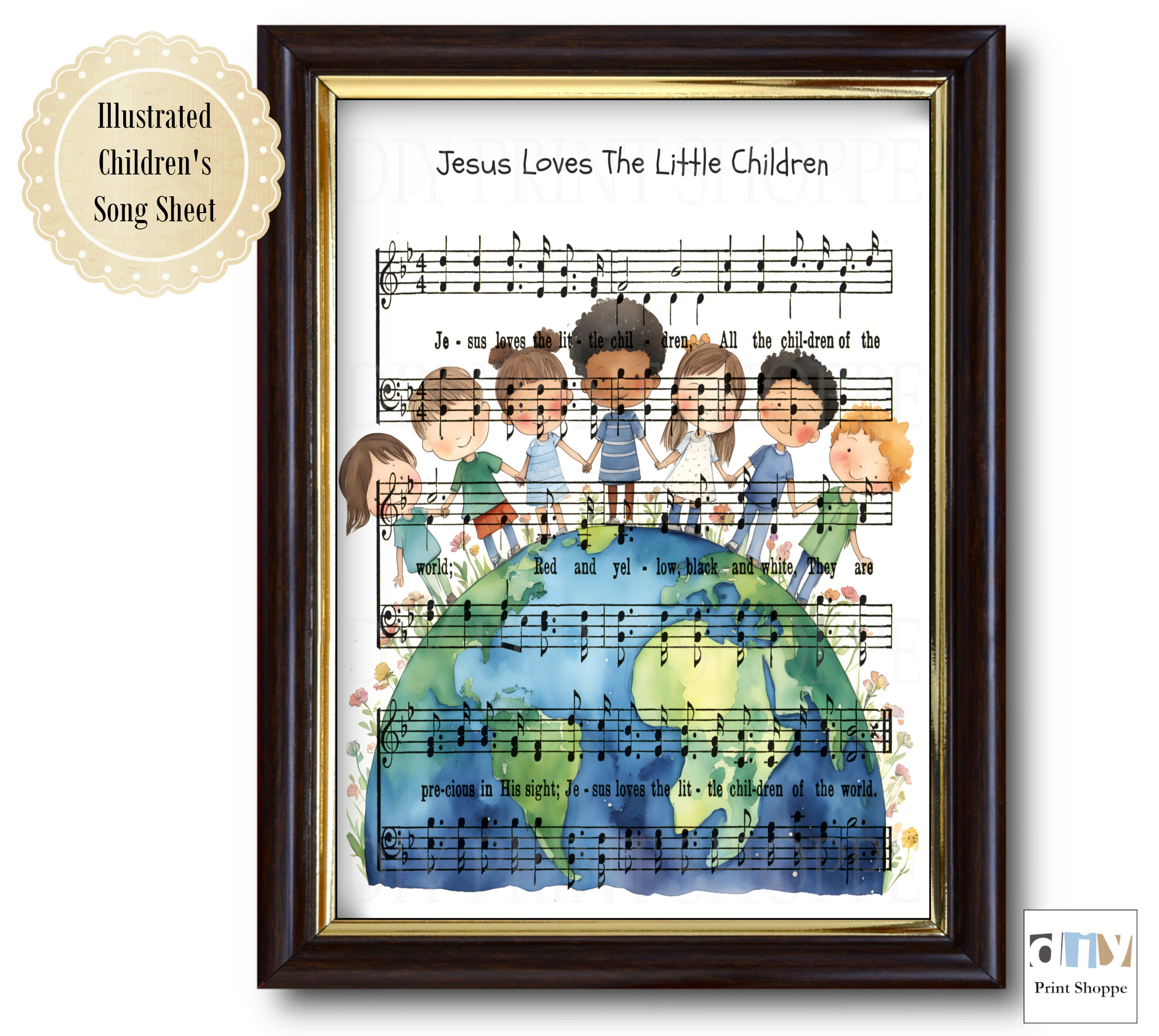 Children's Hymn, Sunday School Song, Jesus Loves the Little Children ...