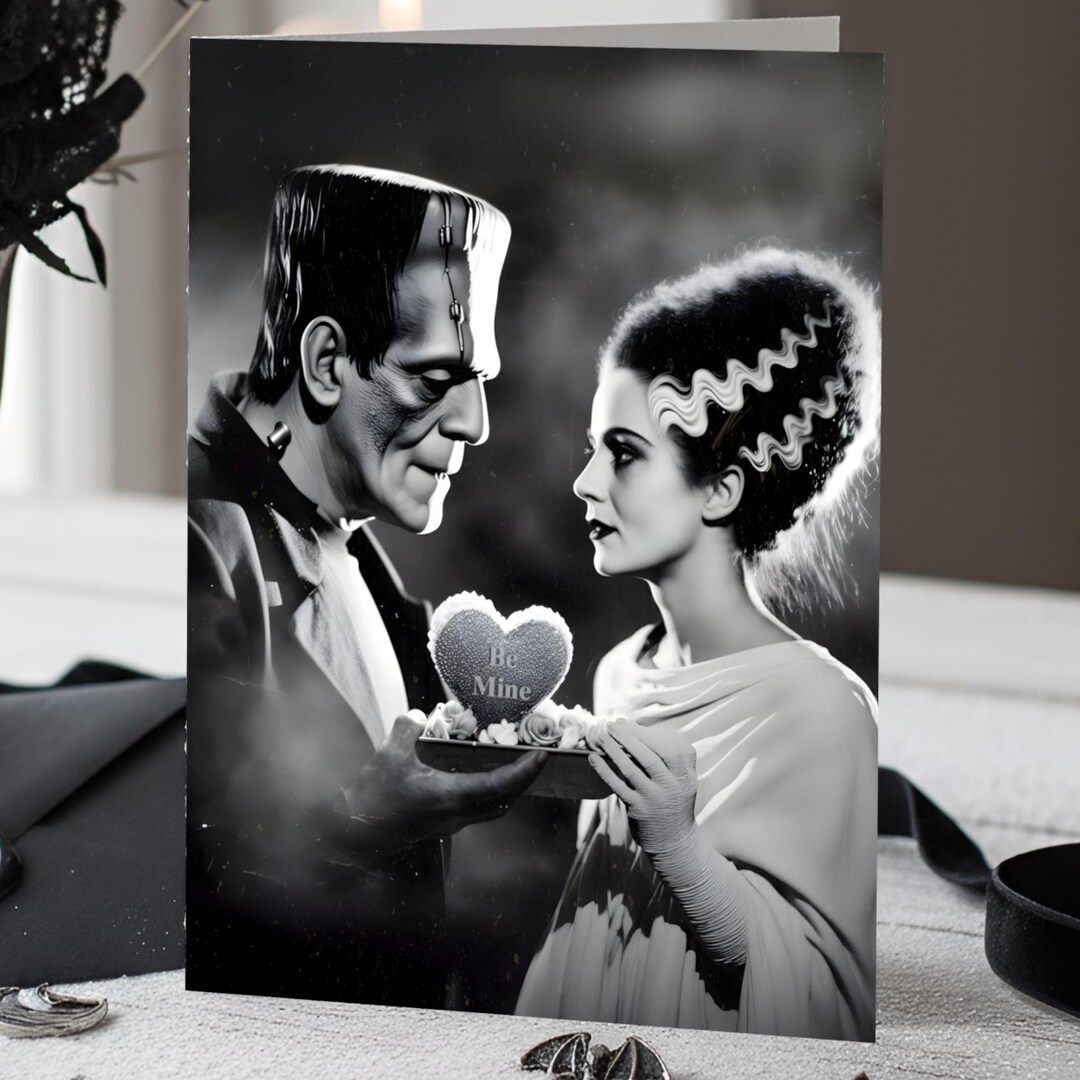 Frankenstein Valentine Card: Horror Movie Romance (digital Download) - Etsy