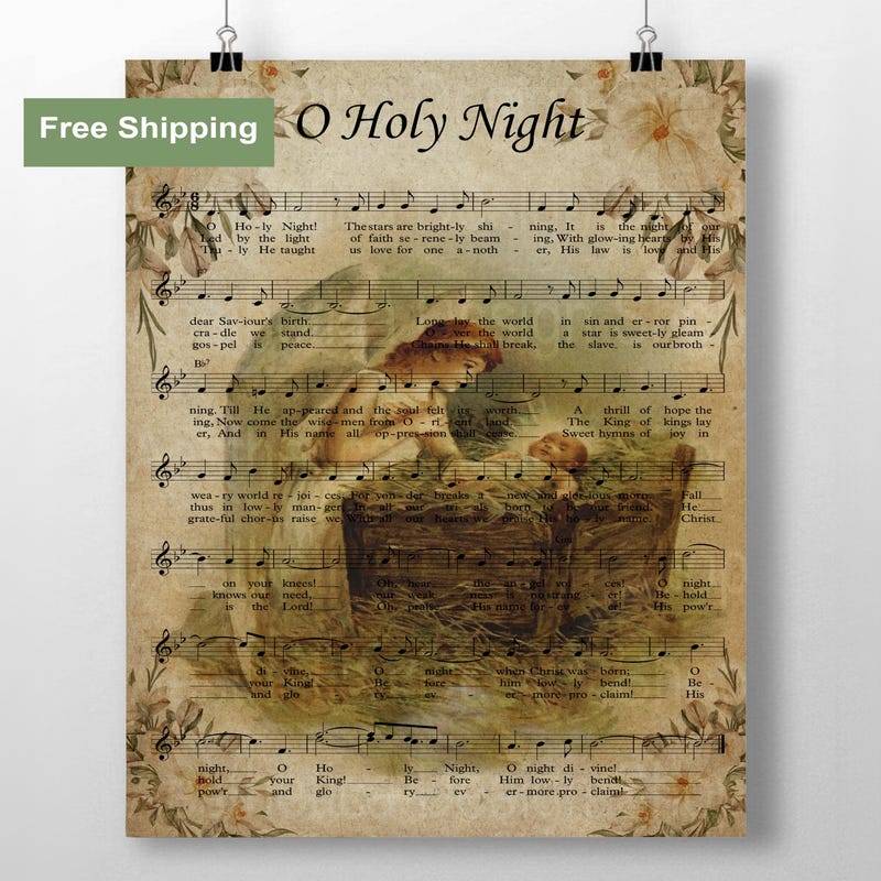 O Holy Night - Etsy