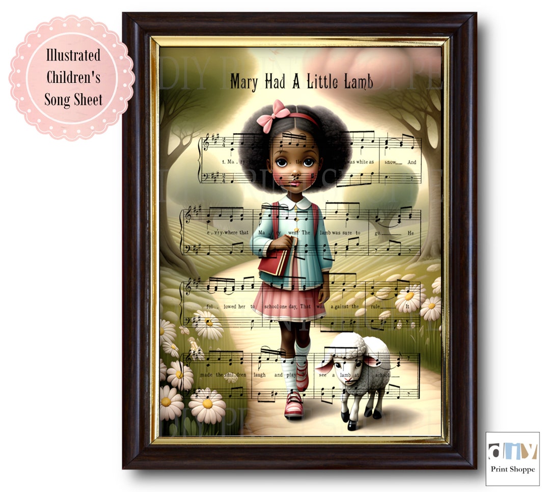 Nursery Rhyme Art, Mother Goose Art, Girl Bedroom Decor, Printable Wall ...