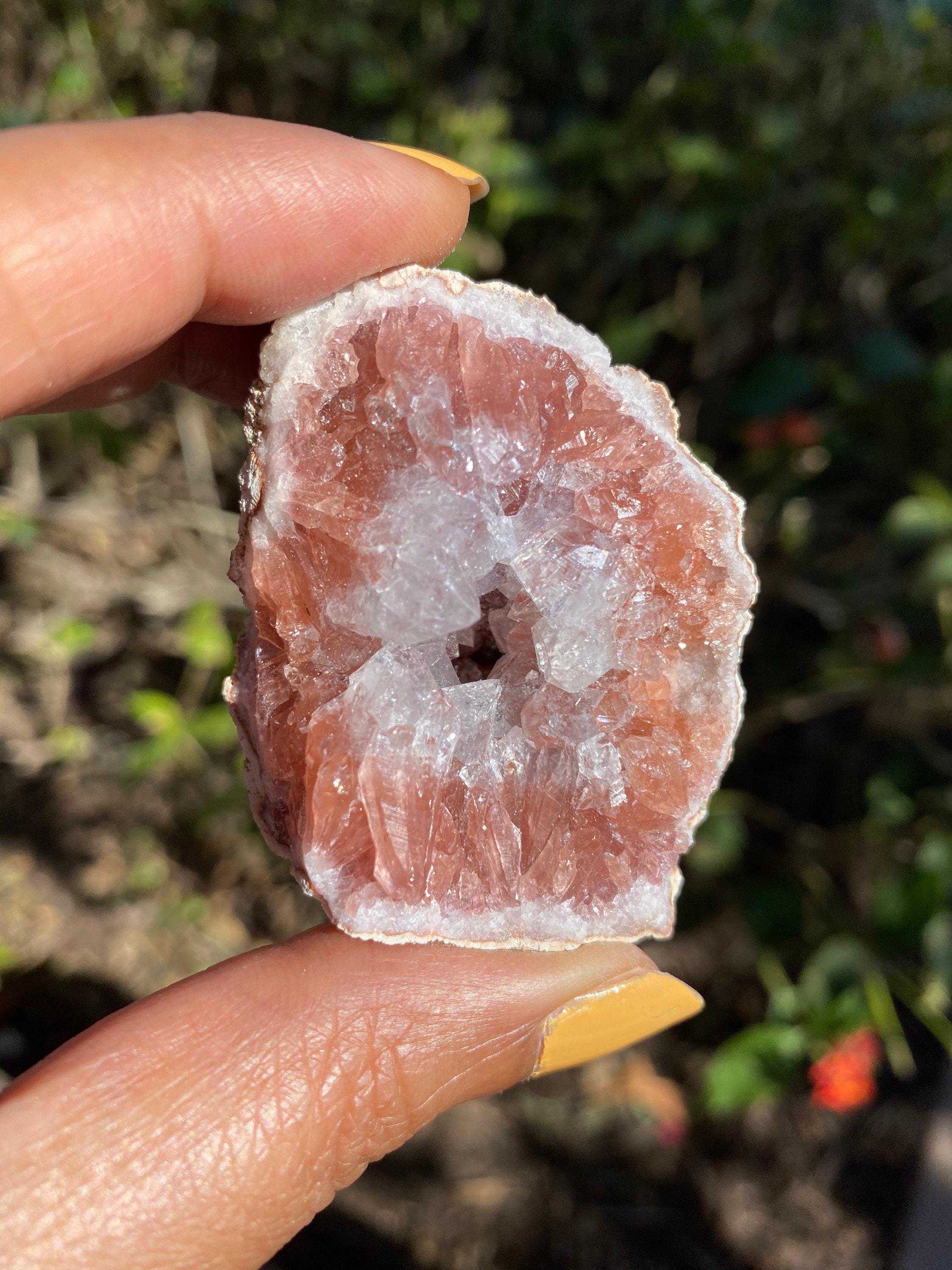 Pink Amethyst Geode