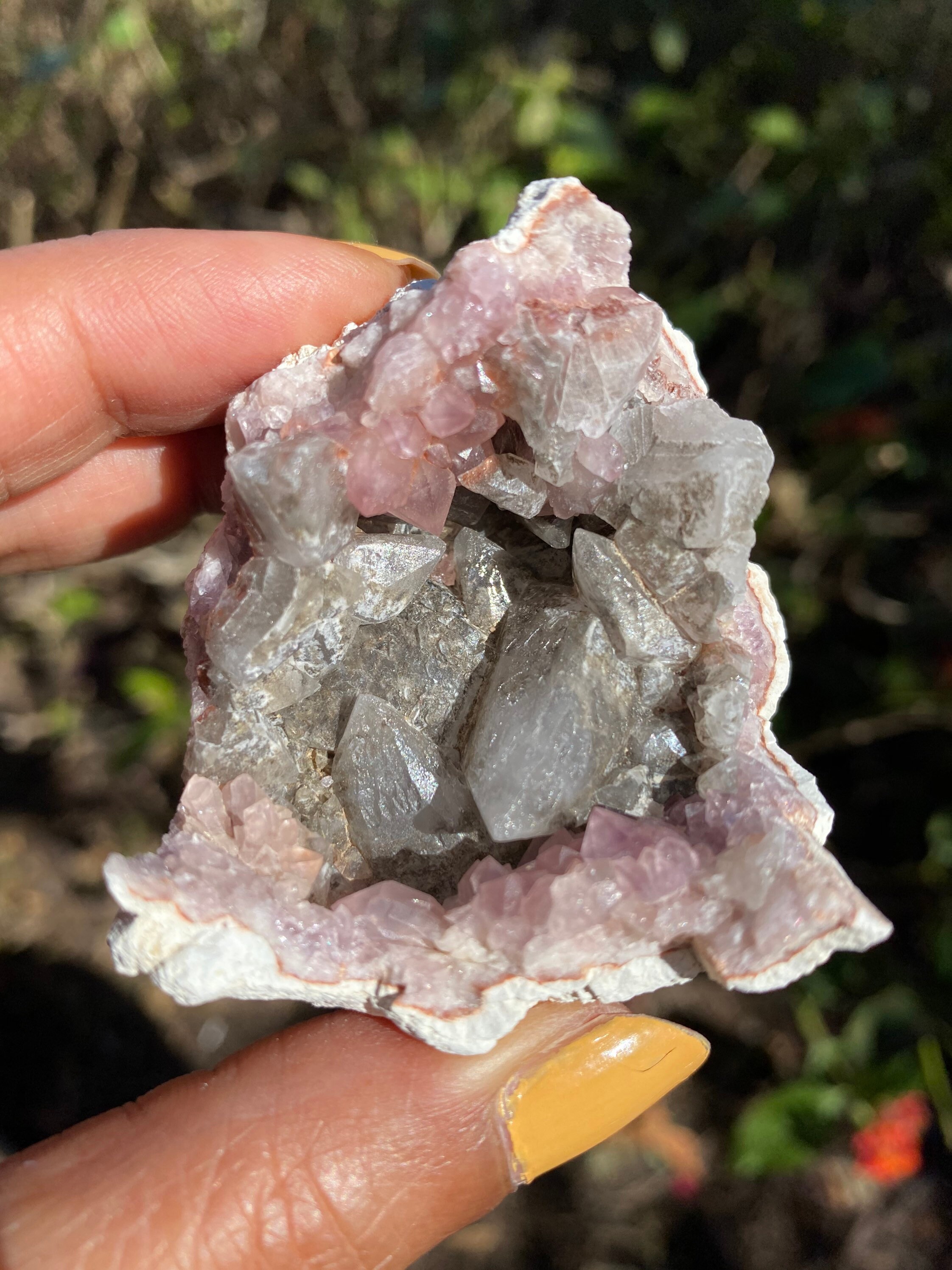 Pink Amethyst Geode