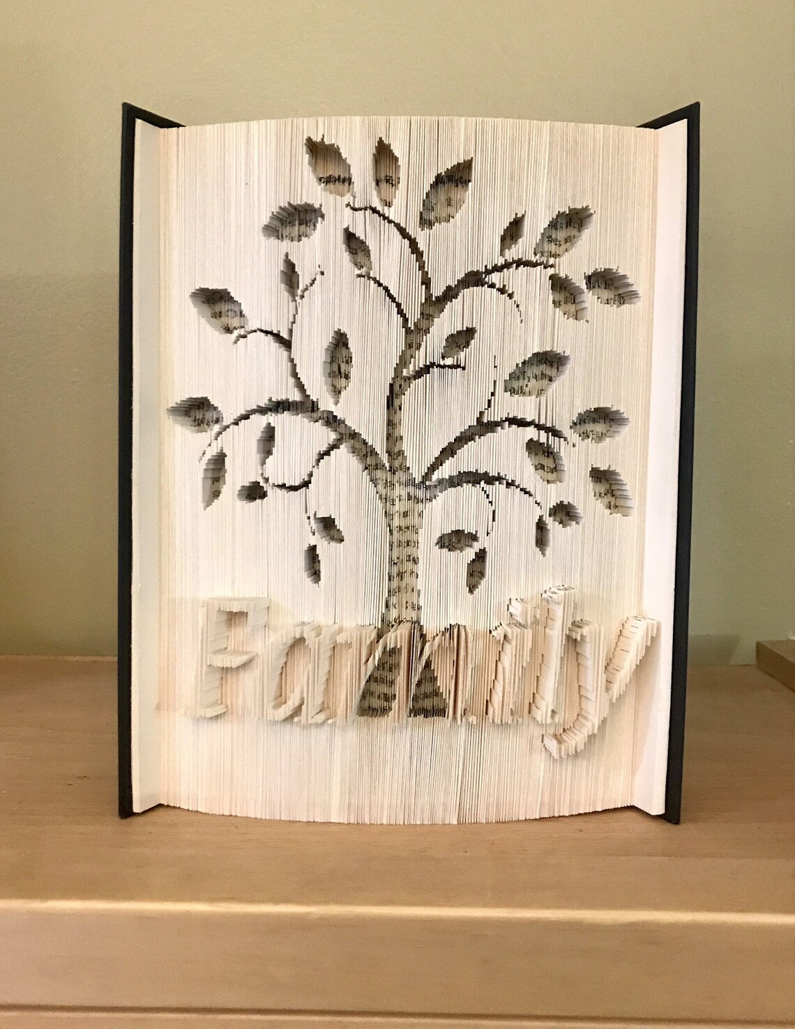 Family Tree - Multilayer Book Folding Pattern - Etsy