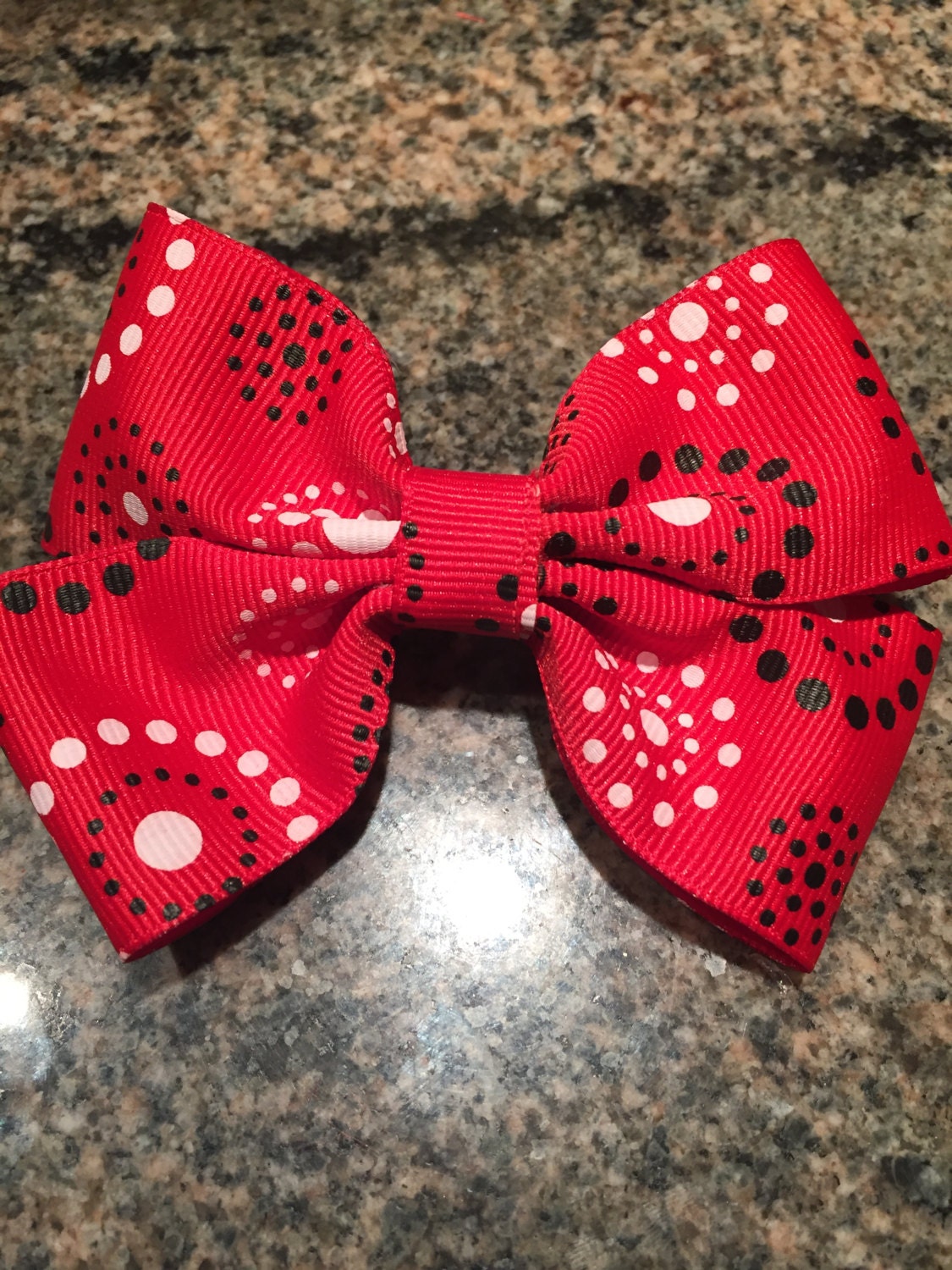 Hair bow: Firework bow | Etsy