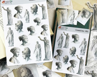 Classical Art Stickers - Etsy