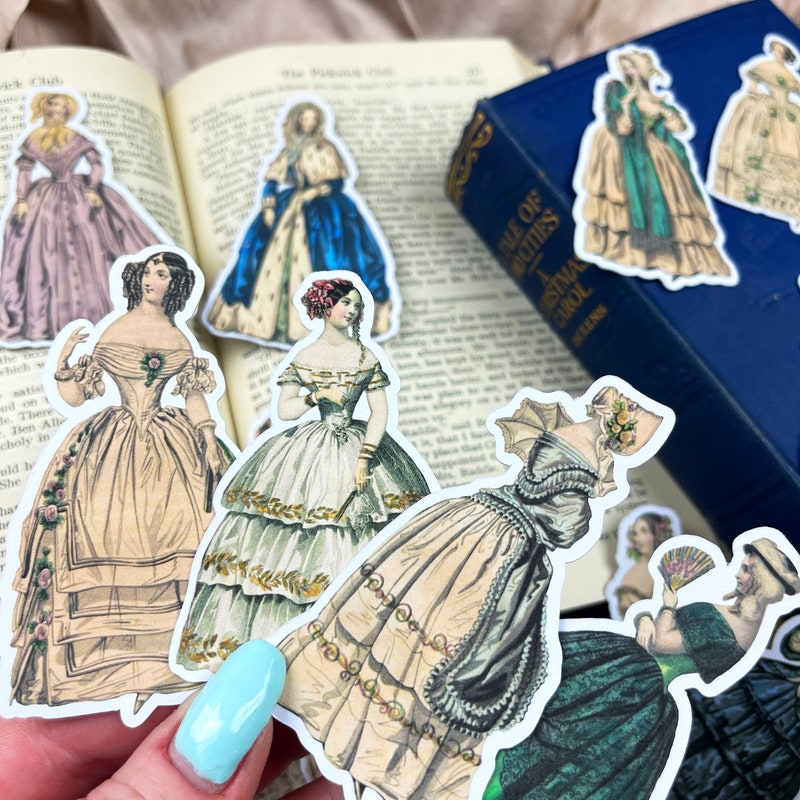 Victorian Stickers Book - Etsy UK