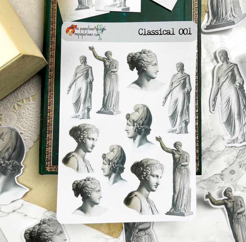 Classical Stickers Greco-roman Style Collection for Planners, Journals ...