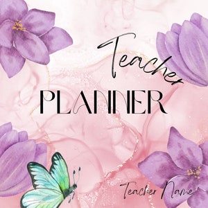 Butterfly Planner Teacher 2023-2024 - Etsy