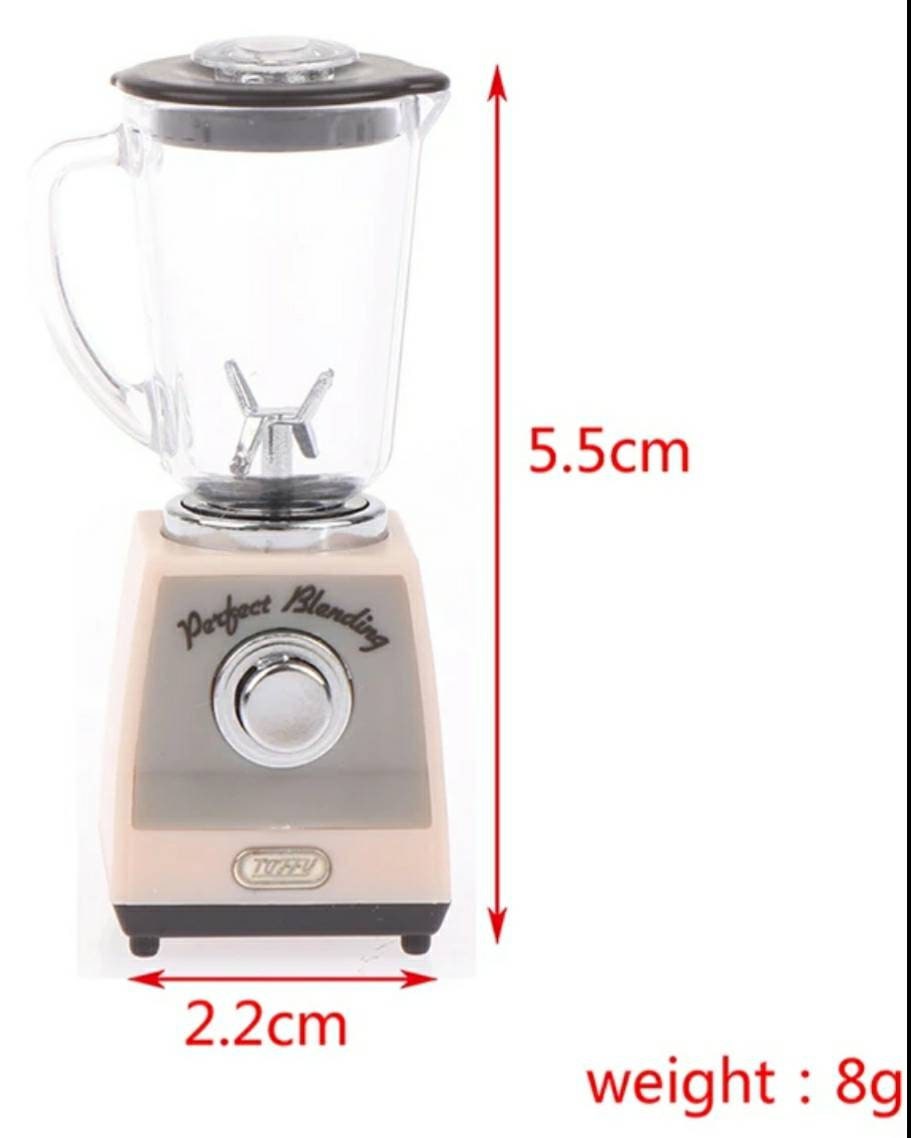 Miniature Barbie Sized Pink Blender 1/6th Scale Miniature Size - Etsy