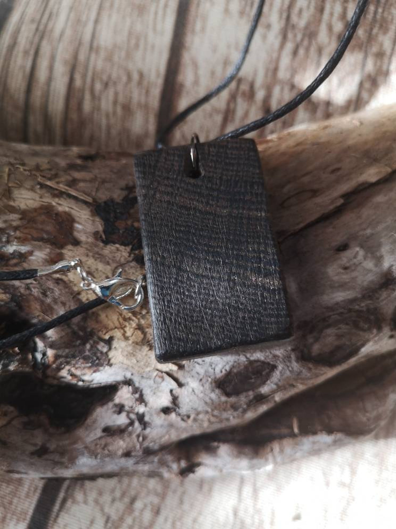 Futhark Rune Ancient Bog Oak Pendant. - Etsy