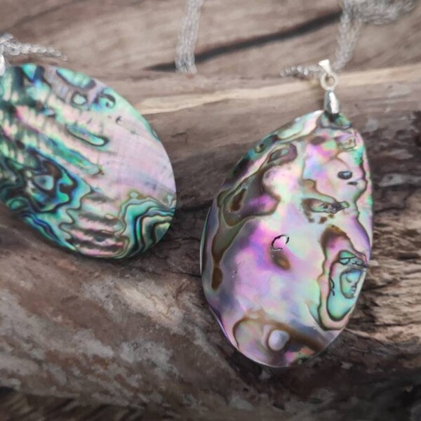 Paua Shell Pendant - Etsy