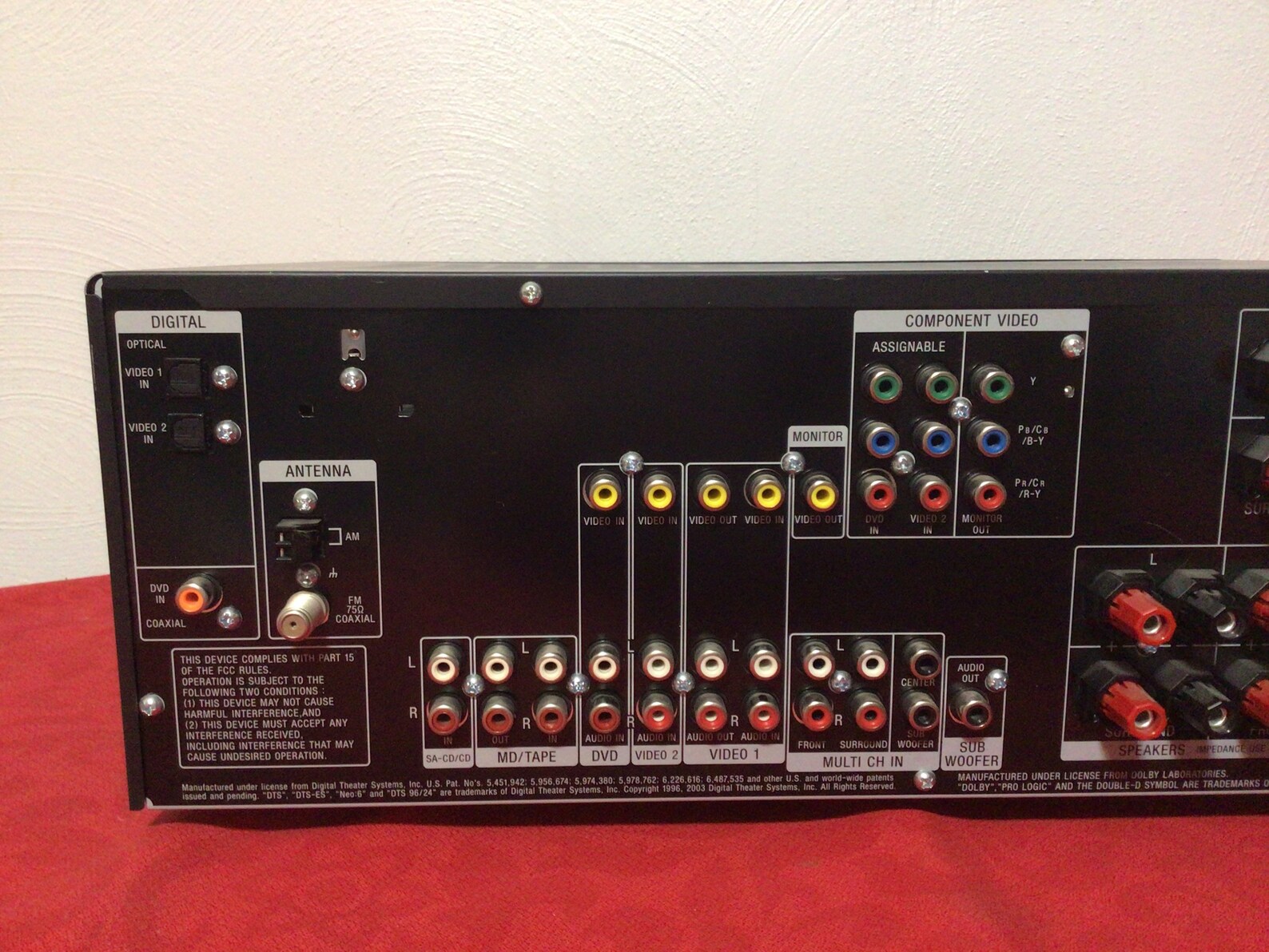 Sony STR-DG500 6.1 Channel Home Theater Multi Channel AV | Etsy