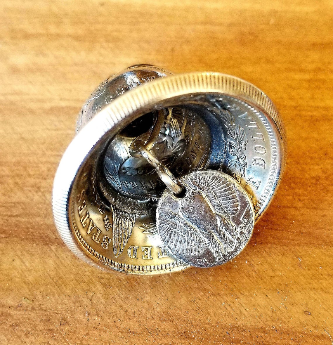 Morgan Dollar Bell - Etsy