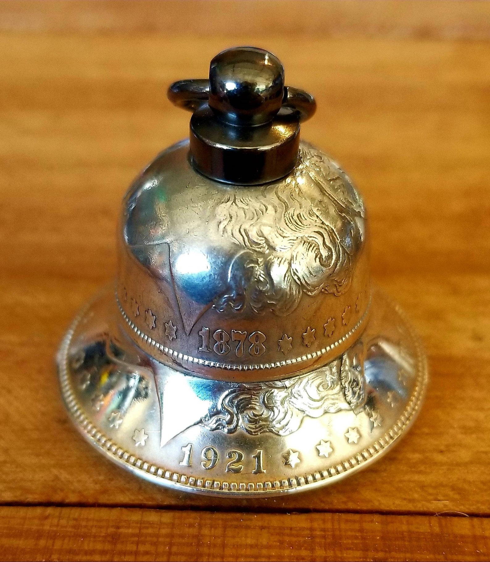 Morgan Dollar Bell - Etsy