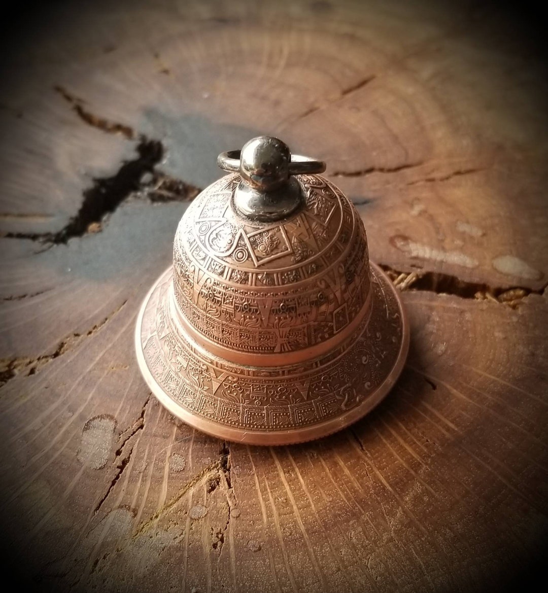Aztec Copper Motorcycle Gremlin Bell - Etsy