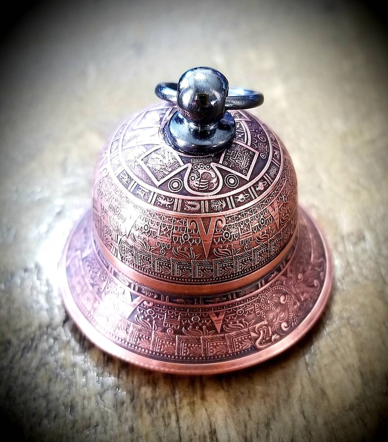 Aztec Copper Motorcycle Gremlin Bell - Etsy
