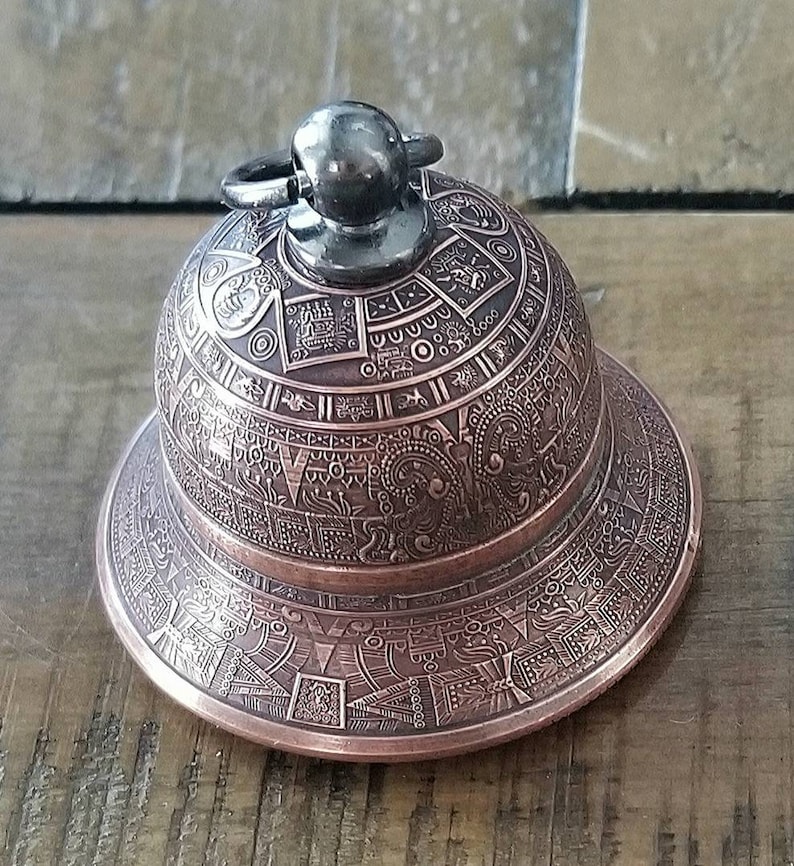 Aztec Copper Motorcycle Gremlin Bell - Etsy