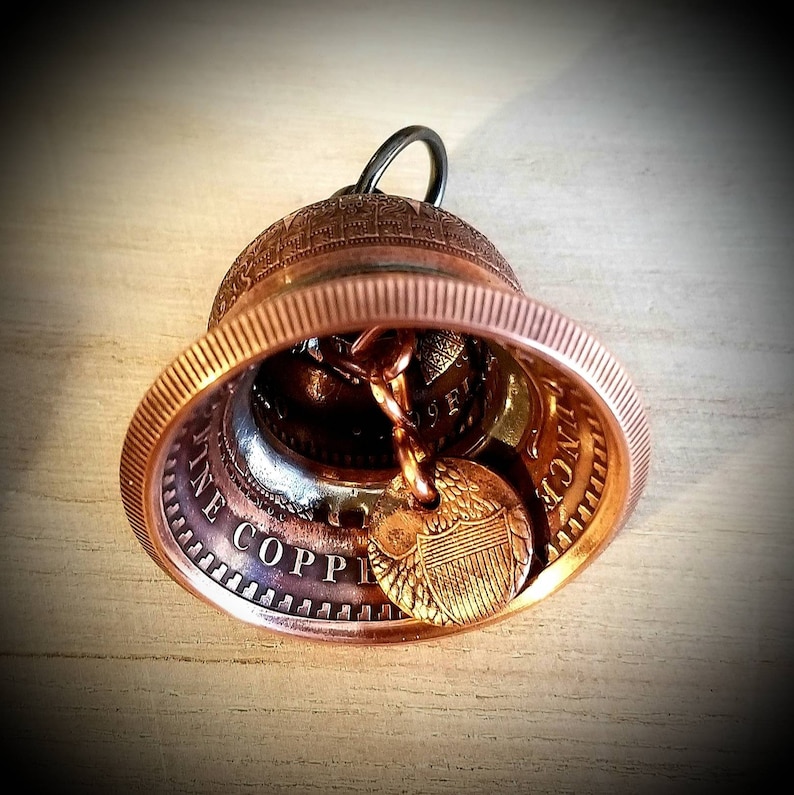 Aztec Copper Motorcycle Gremlin Bell - Etsy