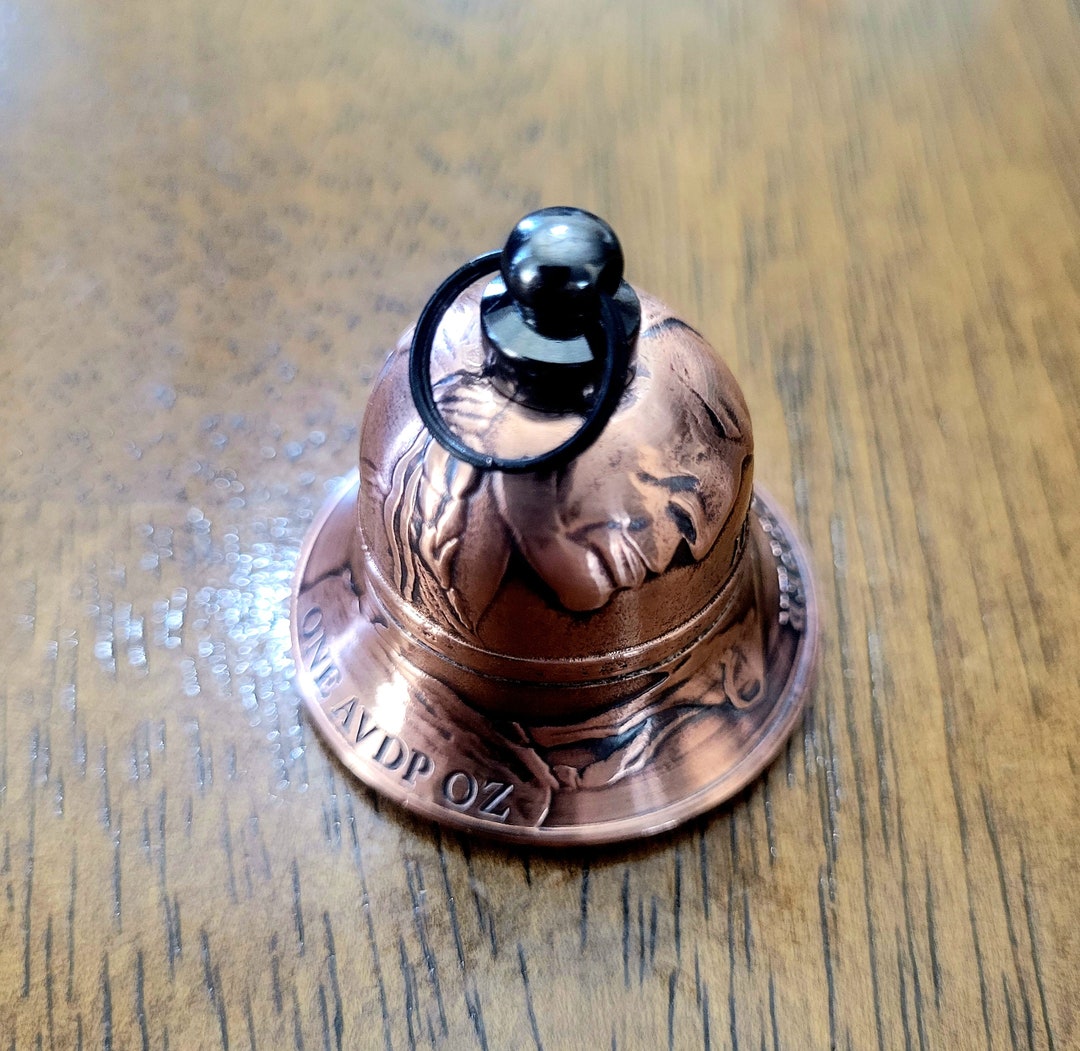Indian Head/buffalo Nickel (copy) Copper Motorcycle Gremlin Bell - Etsy