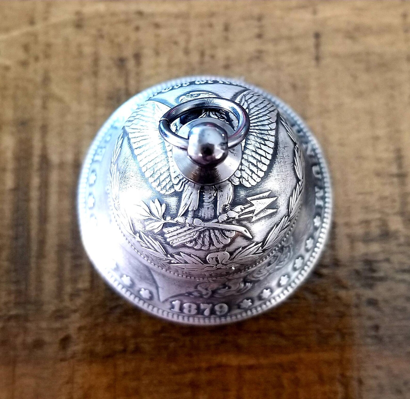 Morgan Dollar Bell - Etsy