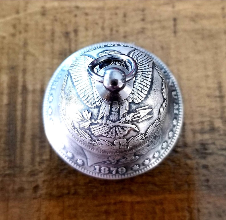 Morgan Dollar Bell - Etsy