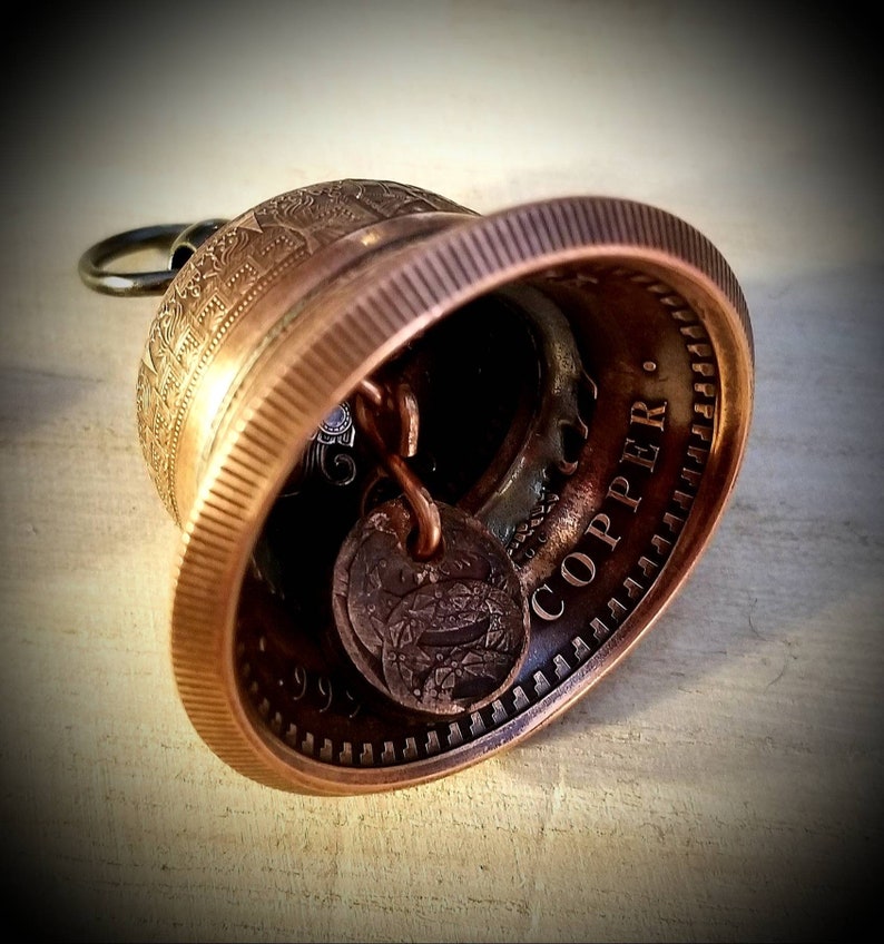 Aztec Copper Motorcycle Gremlin Bell - Etsy