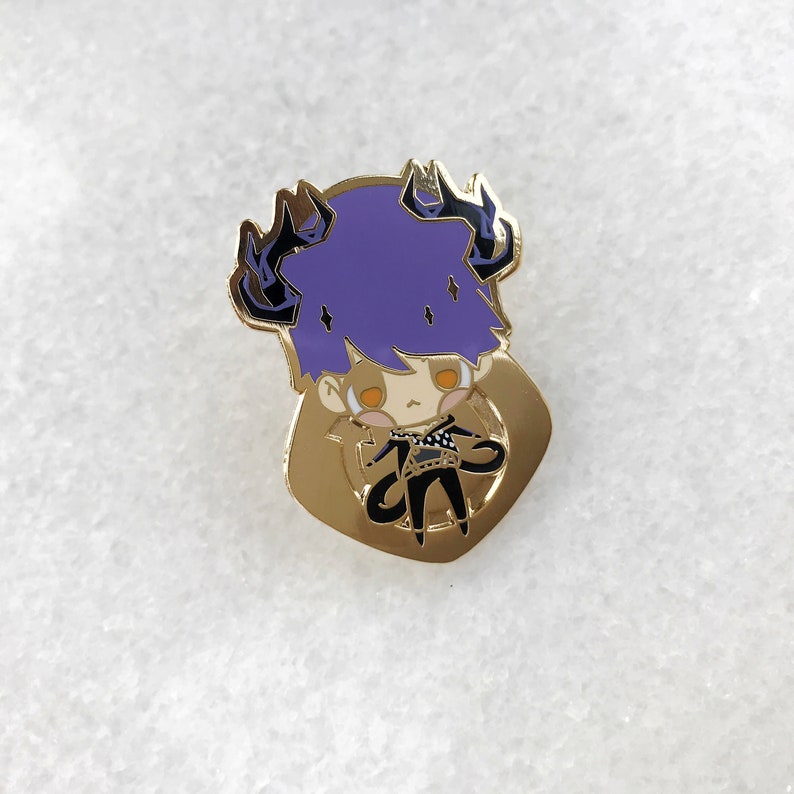 Tiny Demons Hard Enamel Pins - Etsy UK