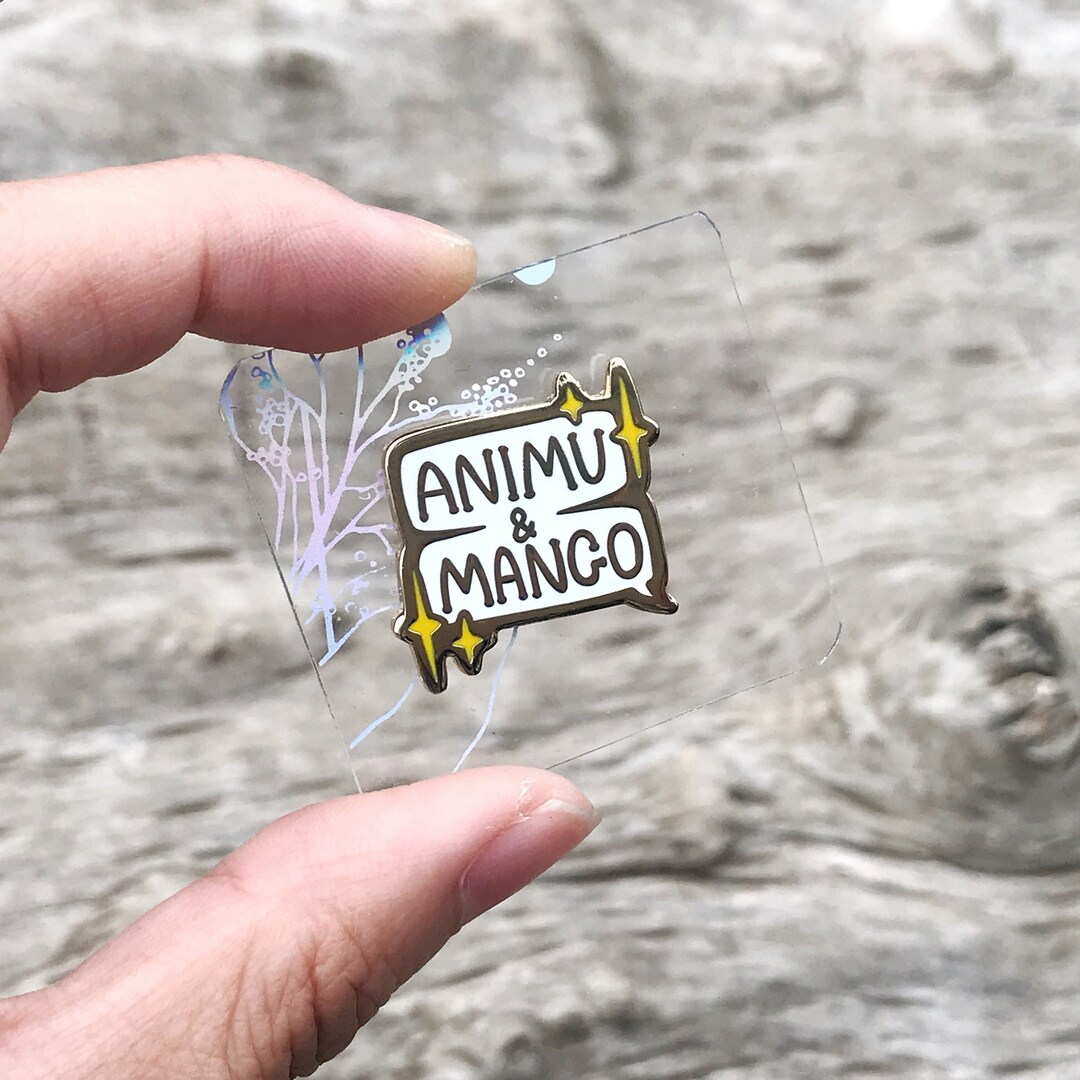 Animu & Mango Hard Enamel Pin - Etsy