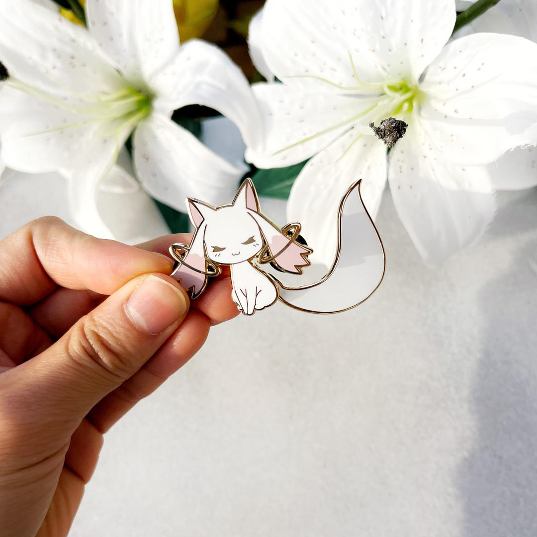 Kyubey Springy Tail Enamel Fidget Toy - Etsy