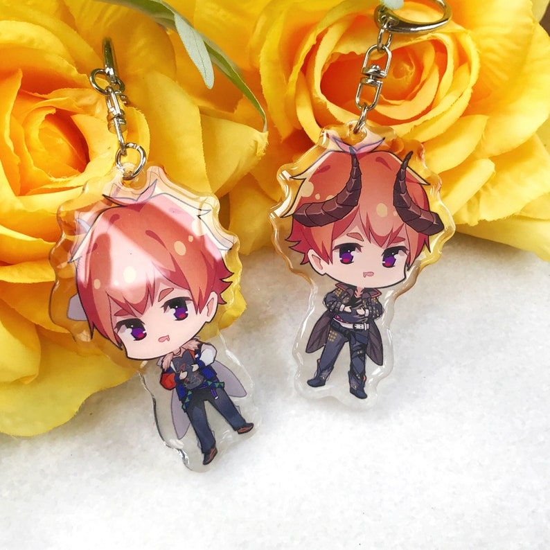 Demon Double Sided Acrylic Charms | Etsy