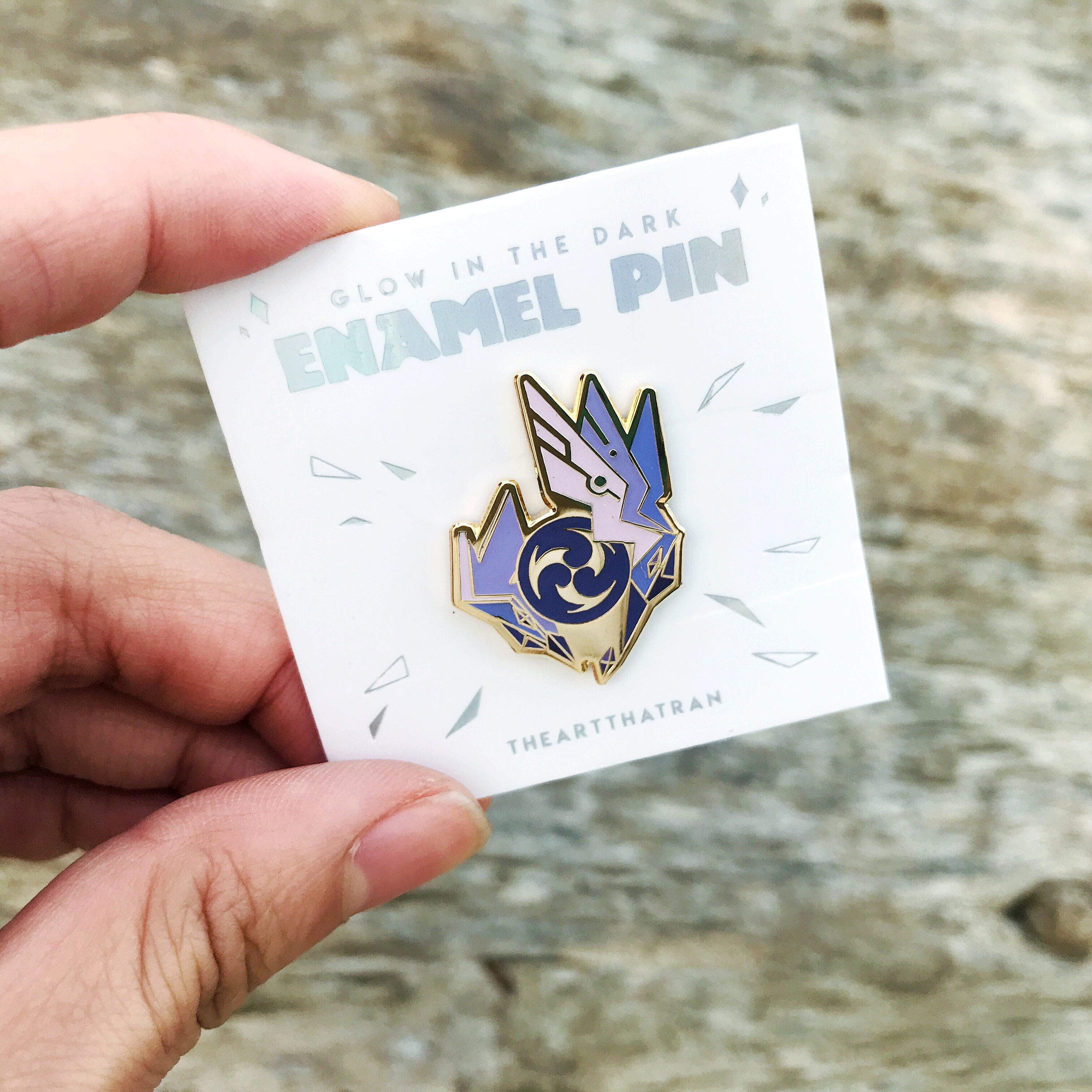 Anemoculus/geoculus/electroculus Glow in the Dark Enamel Pins - Etsy