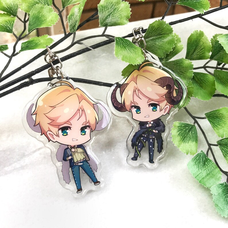 Demon Double Sided Acrylic Charms | Etsy