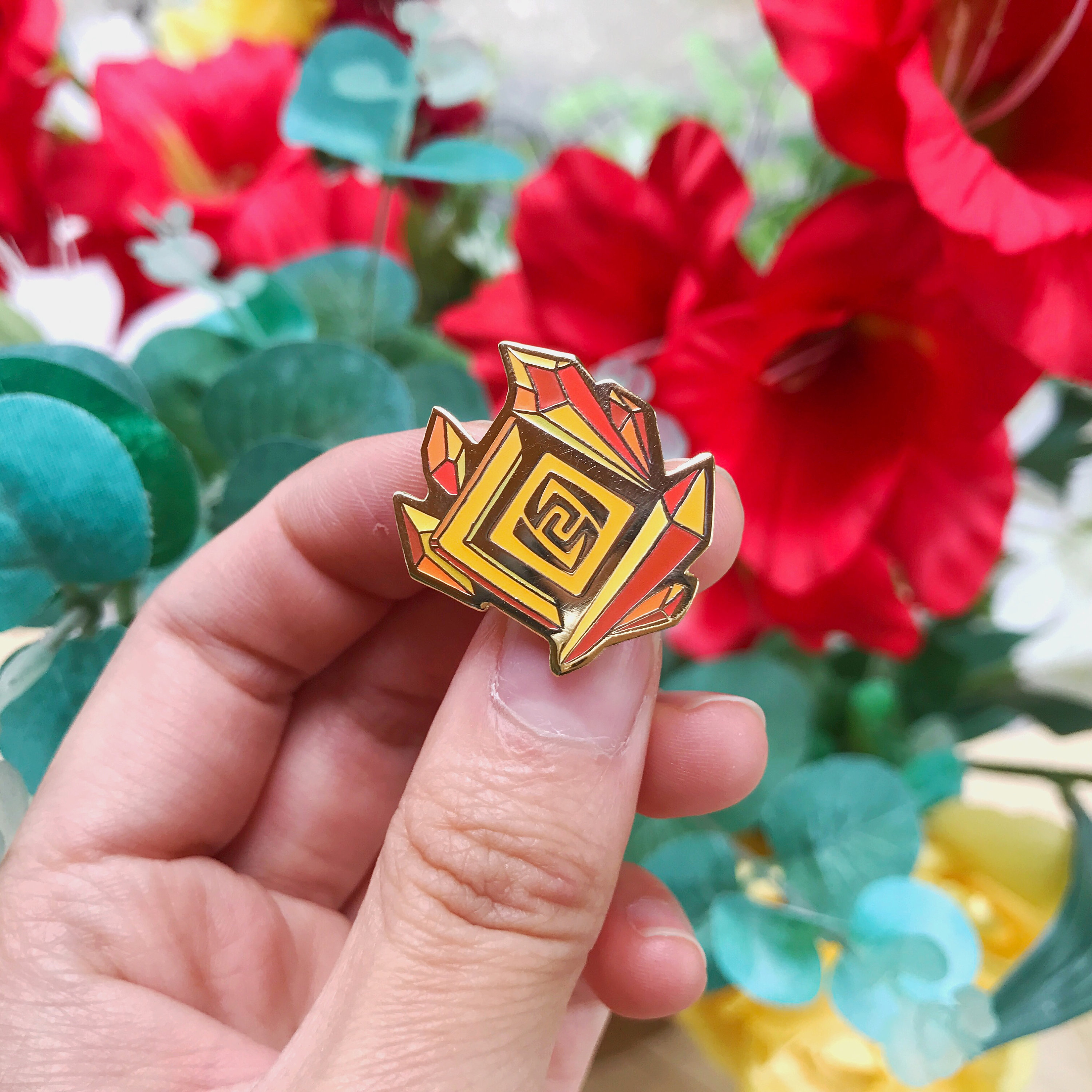 Anemoculus/geoculus/electroculus Glow in the Dark Enamel Pins - Etsy