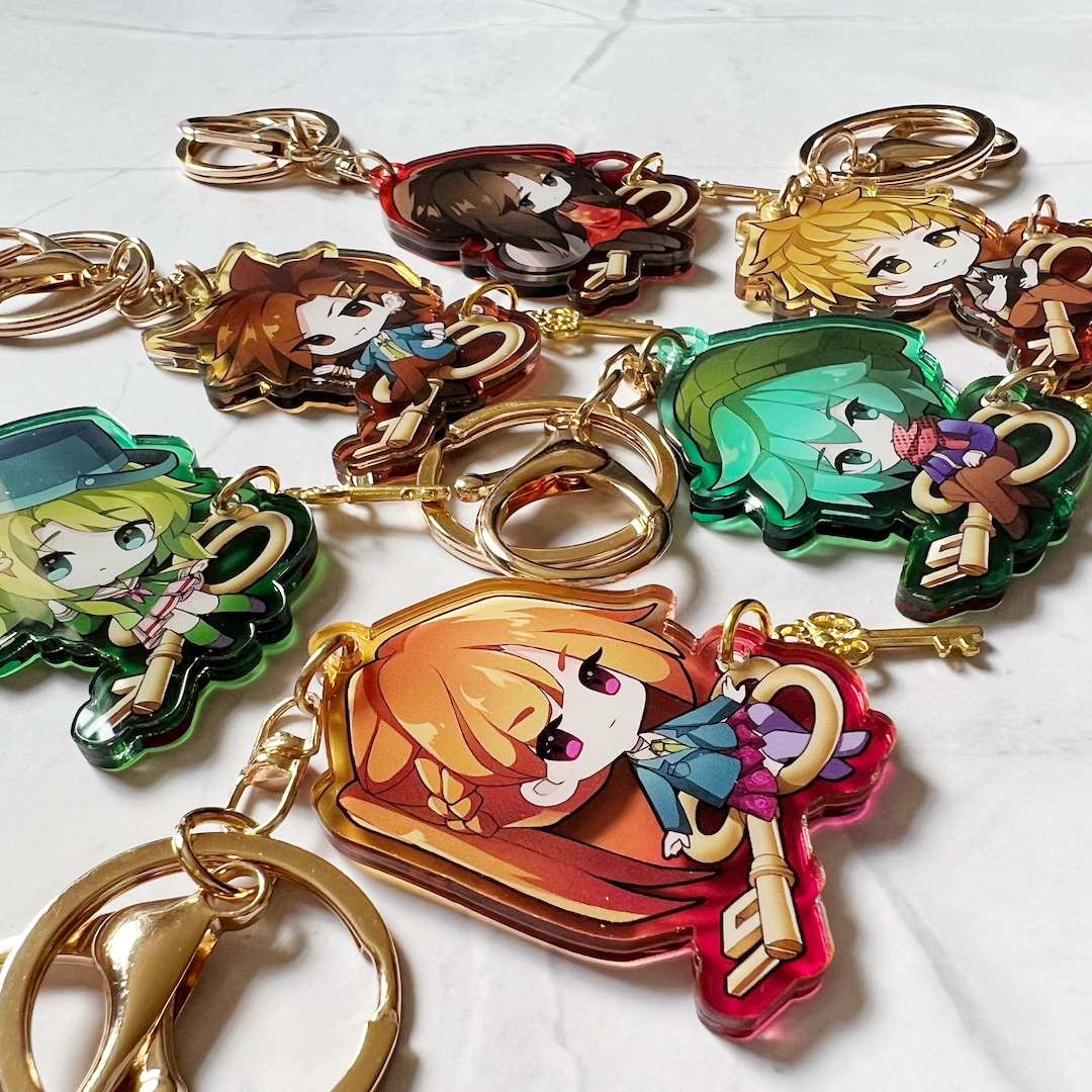 Keymaster Cute & Creepy Double Sided Acrylic Charms - Etsy