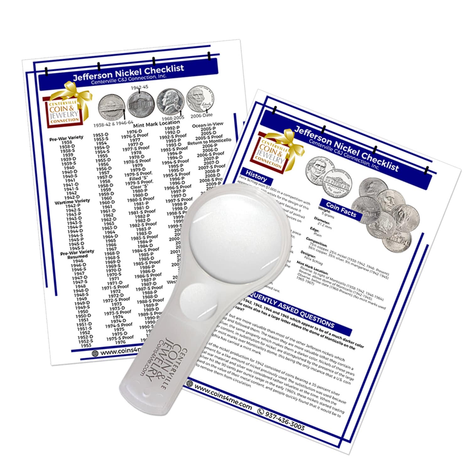 Jefferson Nickel Starter Collection Kit, Part Two, H.E. Harris Folder ...