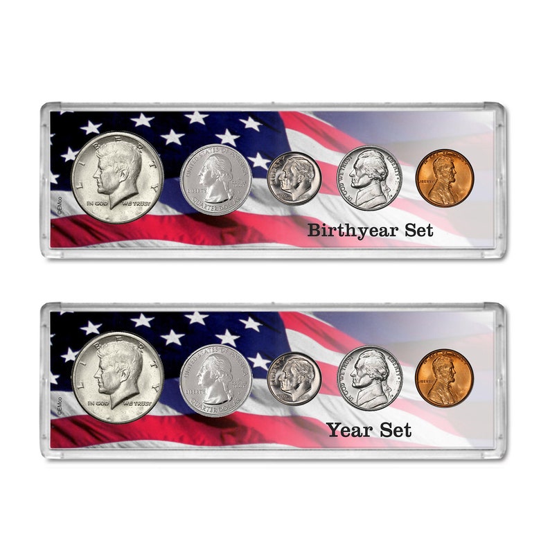 1999 Year Coin Set and Greeting Card: 24th Birthday - Etsy