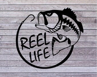 Bass Fishing Window Decal | Etsy