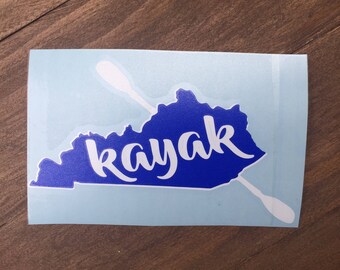 Kayak decal | Etsy