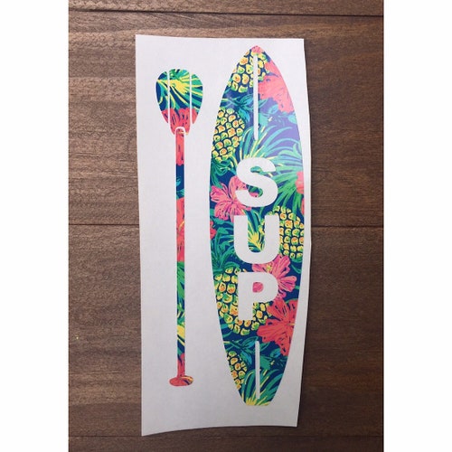 Paddle Board Vinyl Decal Sticker - Etsy