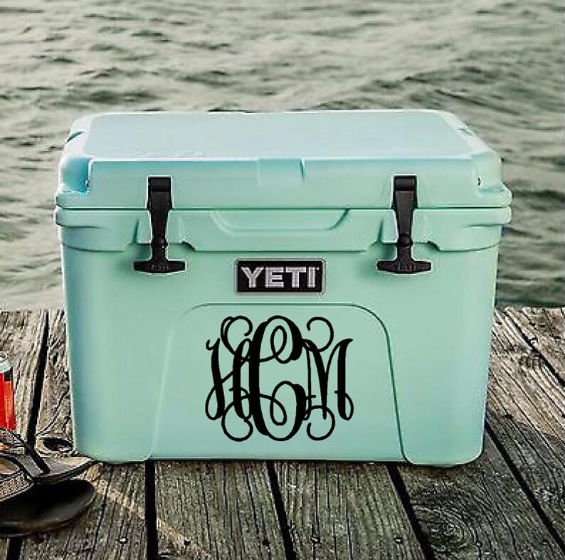 Monogram Laptop Decal Monogram Laptop Sticker Monogram - Etsy