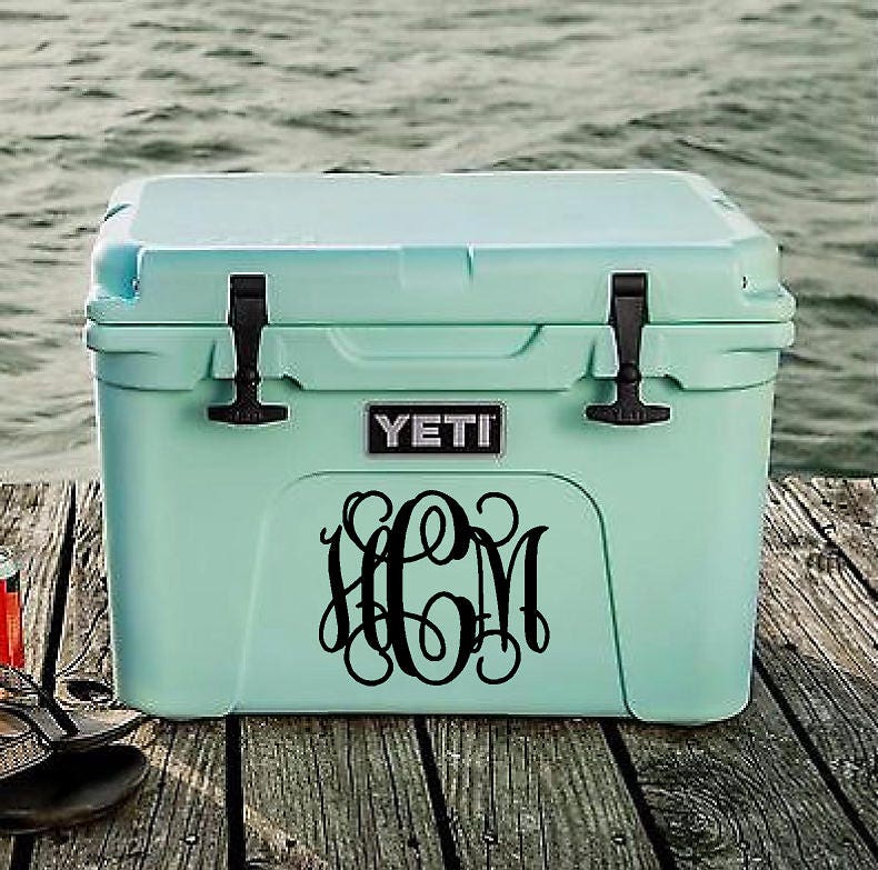 Monogram Laptop Decal | Monogram Laptop Sticker | Monogram Decal ...
