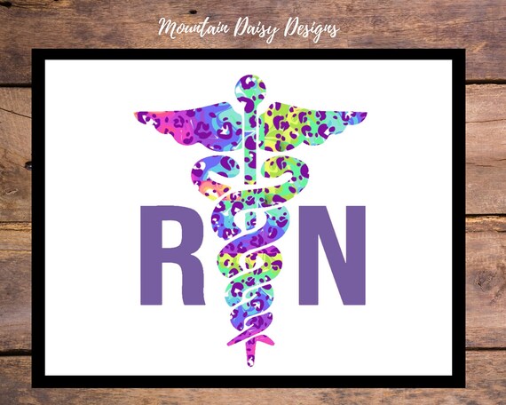 Nurse Decal RN Decal RN Sticker Nurse Sticker Registered | Etsy