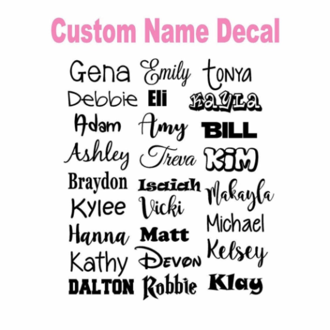Paw Print Decal Pet Name Decal Paw Print Sticker Paw Print - Etsy