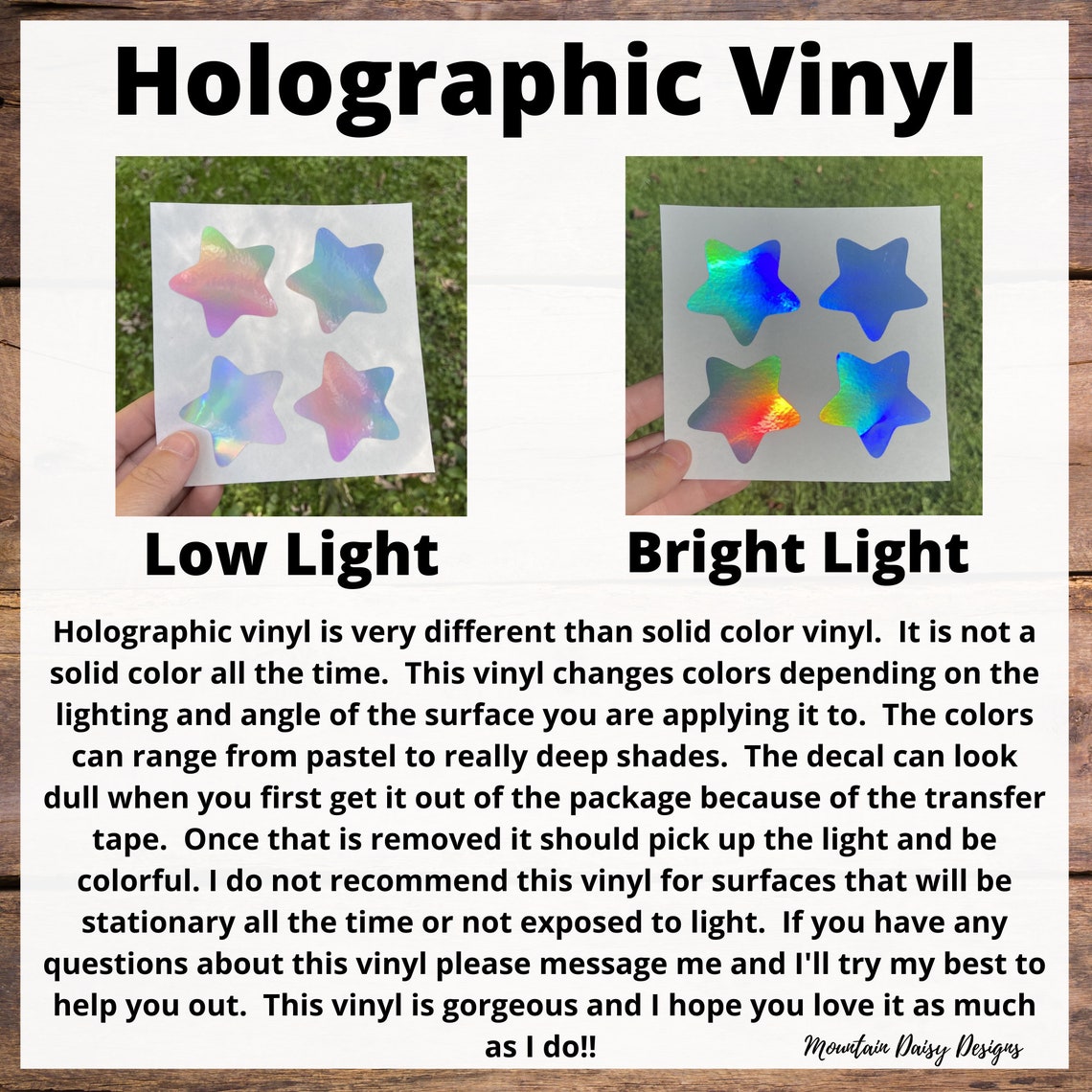 Holographic Sticker Monogram Car Decal Holographic - Etsy