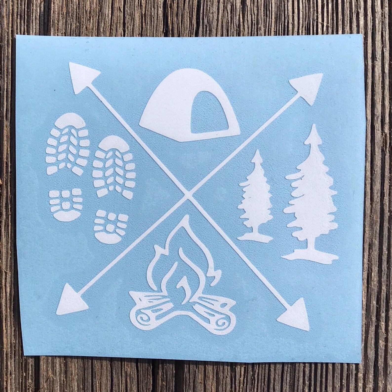 Outdoor Sticker Camping Decal Hiking Decal Kayak Decal - Etsy