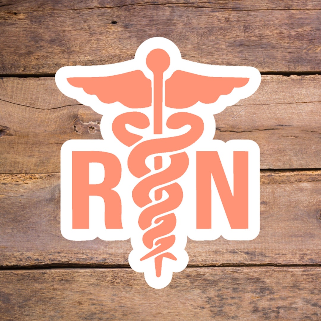 Registered Nurse Sticker Rn Sticker Nurse Decal Nurse Sticker T Waterproof Water Bottle