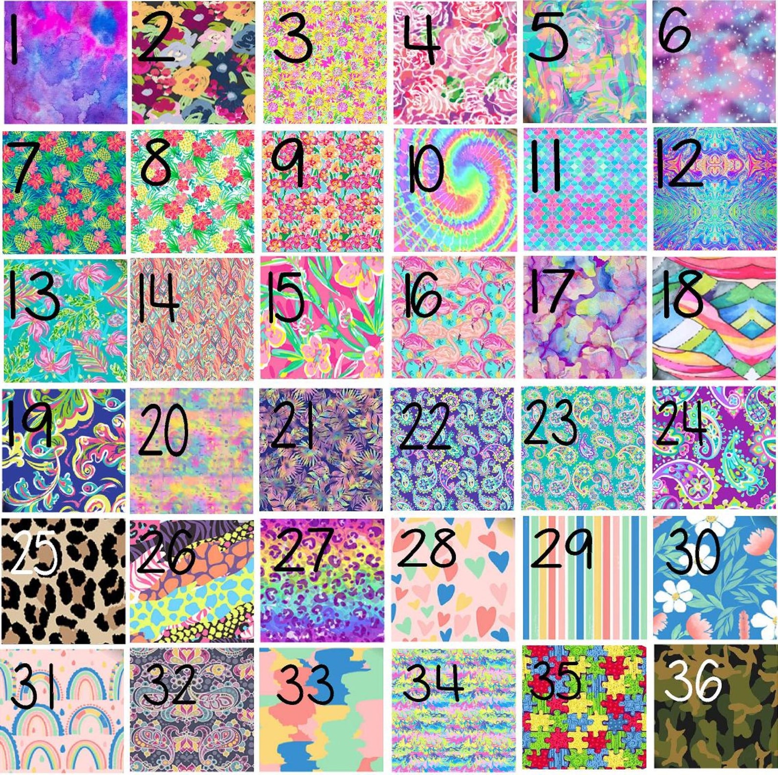 Custom Monogram Decal Sticker Pack Full Sheet Monogram - Etsy