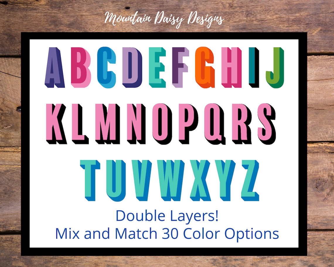 Luggage Sticker Double Layer Vinyl Monogram Decal Sticker - Etsy