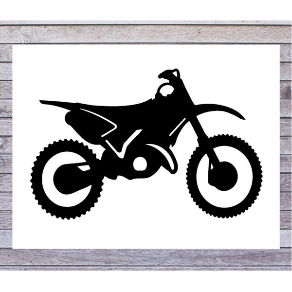 Dirt Bike Decal - Etsy