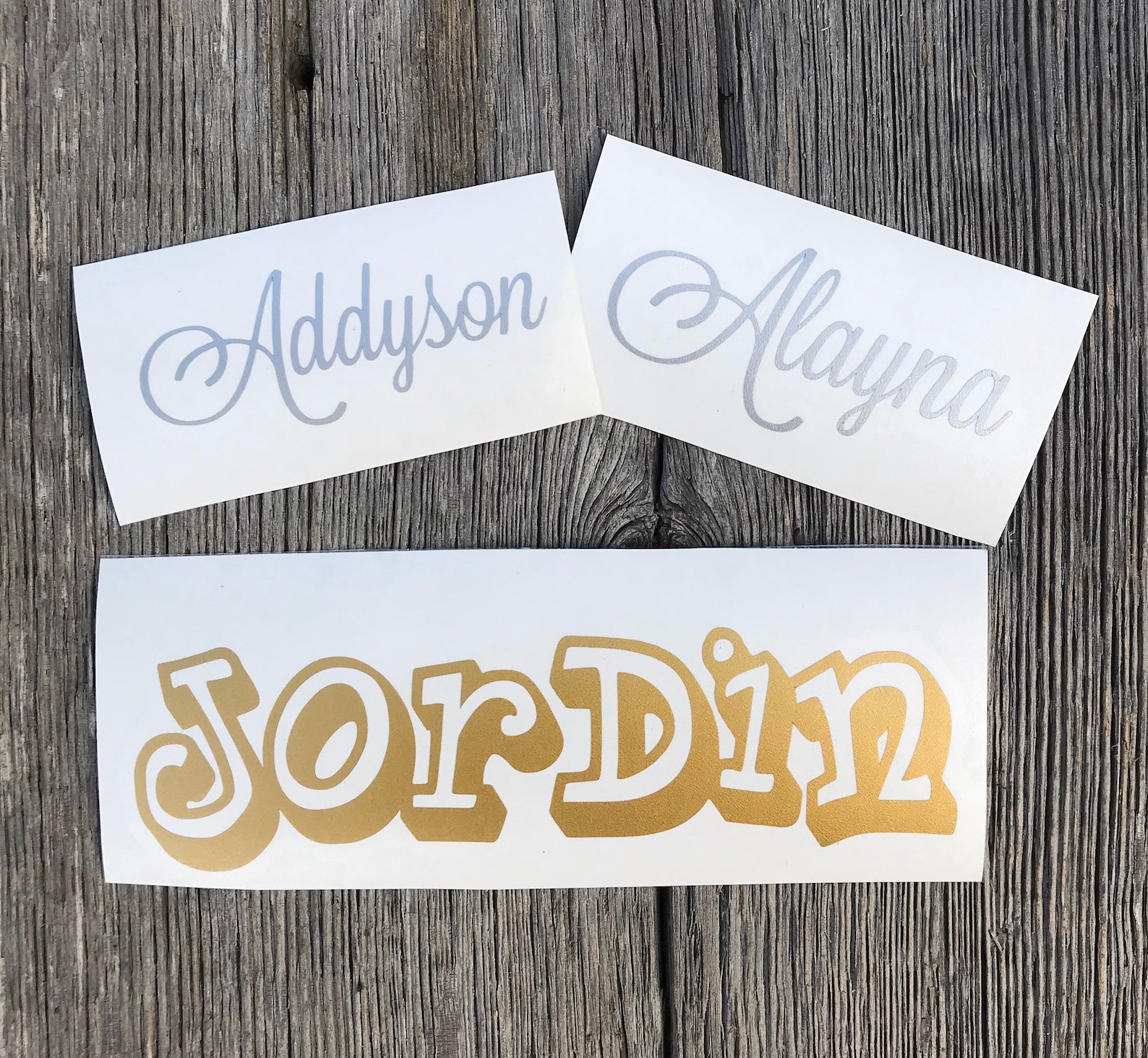 Name Decal for Tumbler Vinyl Name Decal Custom Name Decal - Etsy